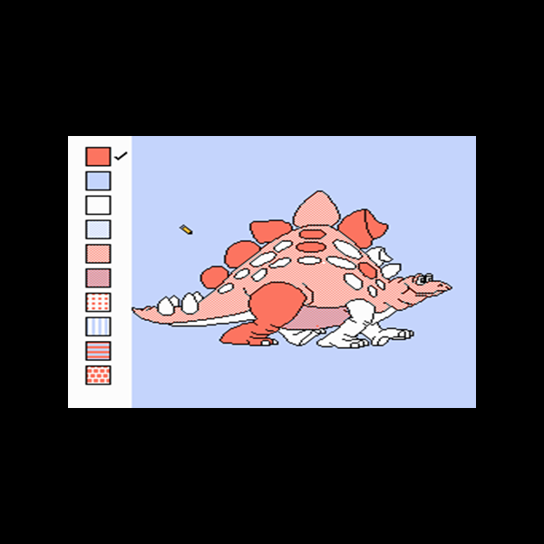 Color a Dinosaur - Nintendo NES