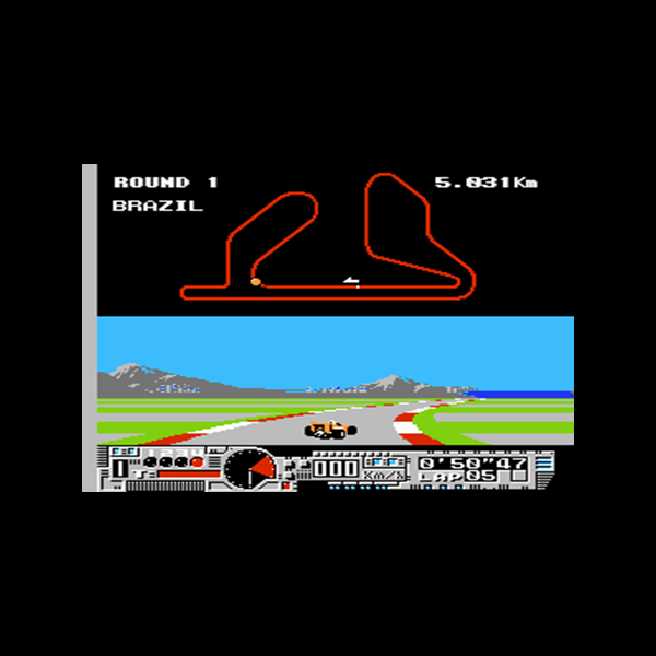 Michael Andretti's World GP - Nintendo NES