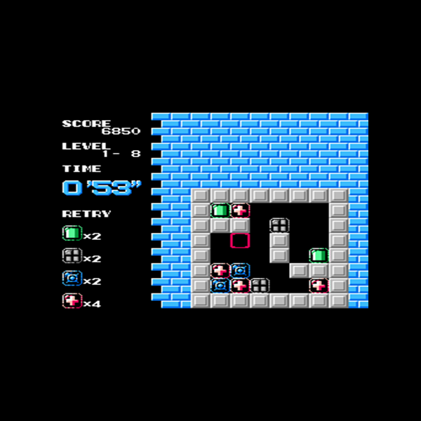 Puzznic - Nintendo NES