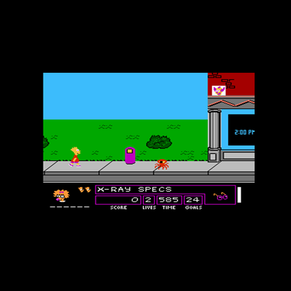 The Simpson - Bart vs. the Space Mutants - Nintendo NES