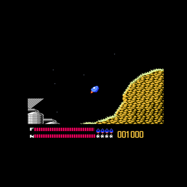 Solar Jetman - Hunt for the Golden Warpship - Nintendo NES