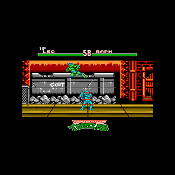Teenage Mutant Ninja Turtles - Tournament Fighters - Nintendo NES